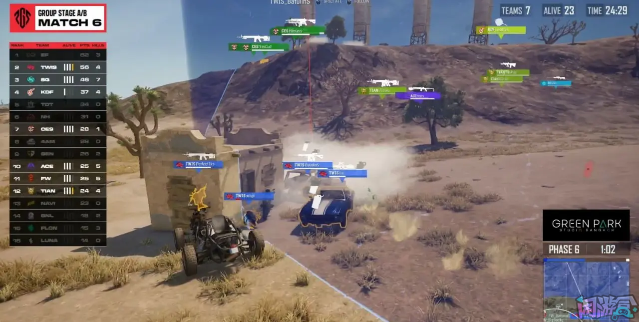 PUBG NH斩获PCL第一鸡，天霸达到单日及格线，4AM战队跌出前八